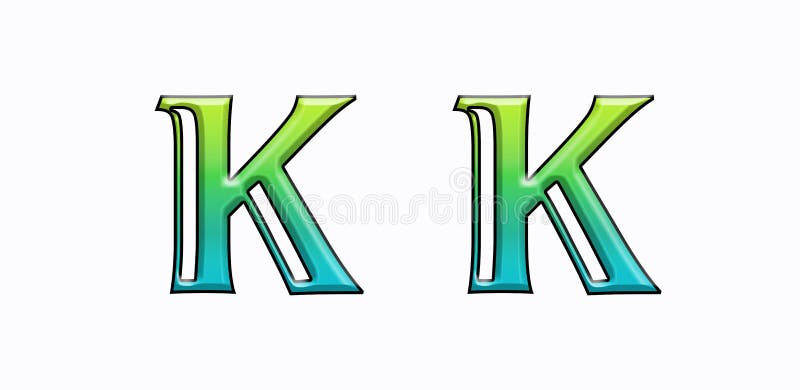 Angie Inline Open Gradient Sans Serif Alphabet Letters Calligraphy ...