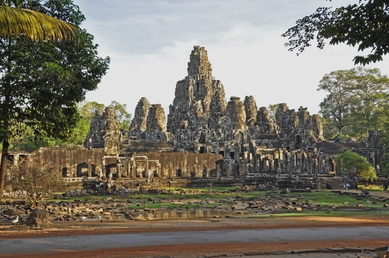 Angkar Thom stock photo. Image of masonry, stonework - 35742818