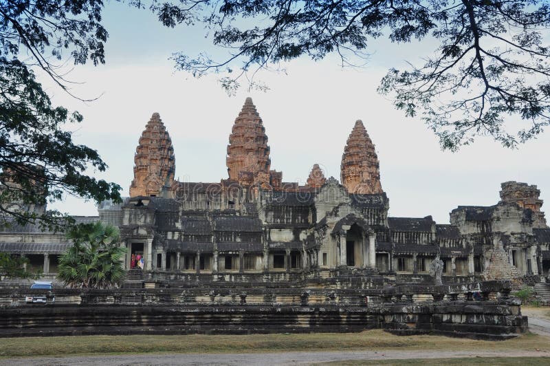 Angkar Wat imagem de stock. Imagem de anjo, budista, pedra - 40010389