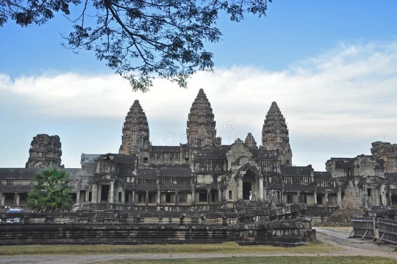 Angkar Wat stock image. Image of sculpture, cambodia - 38119945