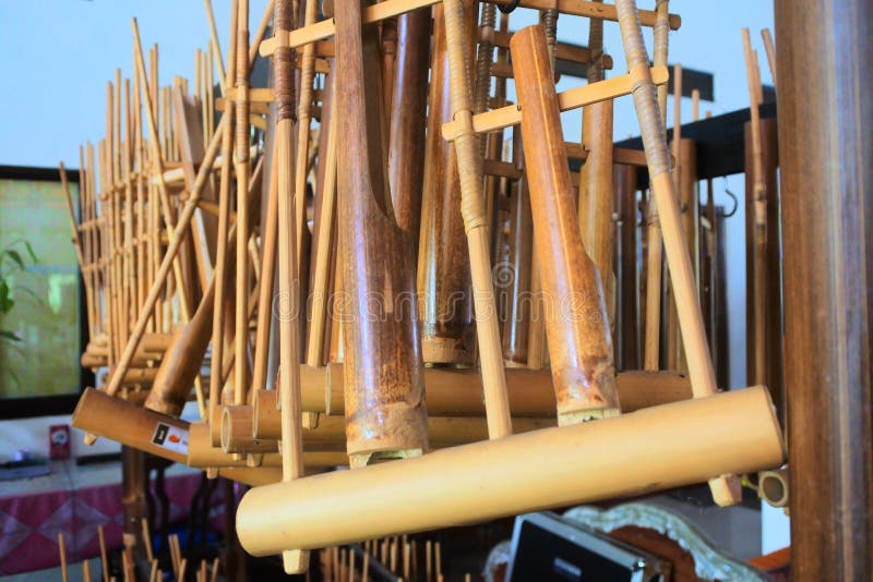 Angklung, the Traditional Sundanese Musical Instrument Made from Bamboo ...