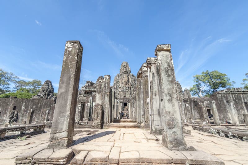 Angkor Bayon Temple stock image. Image of angkor, cambodian - 67755457