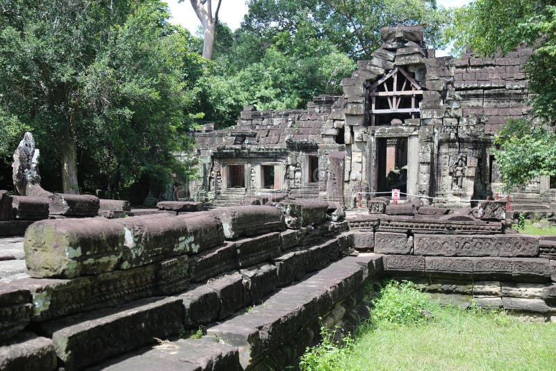 Angkor Ruins stock image. Image of reap, site, ancient - 98949991