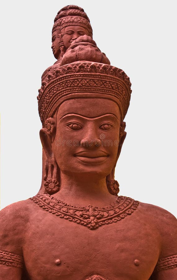 Angkor style sculpture stock photo. Image of asian, religious - 21324884