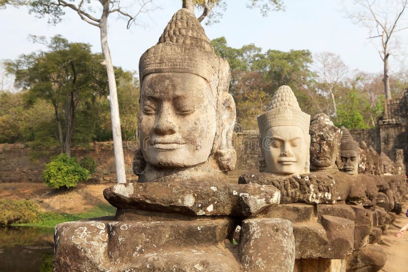Angkor Thom stock image. Image of cambodian, culture - 51485545