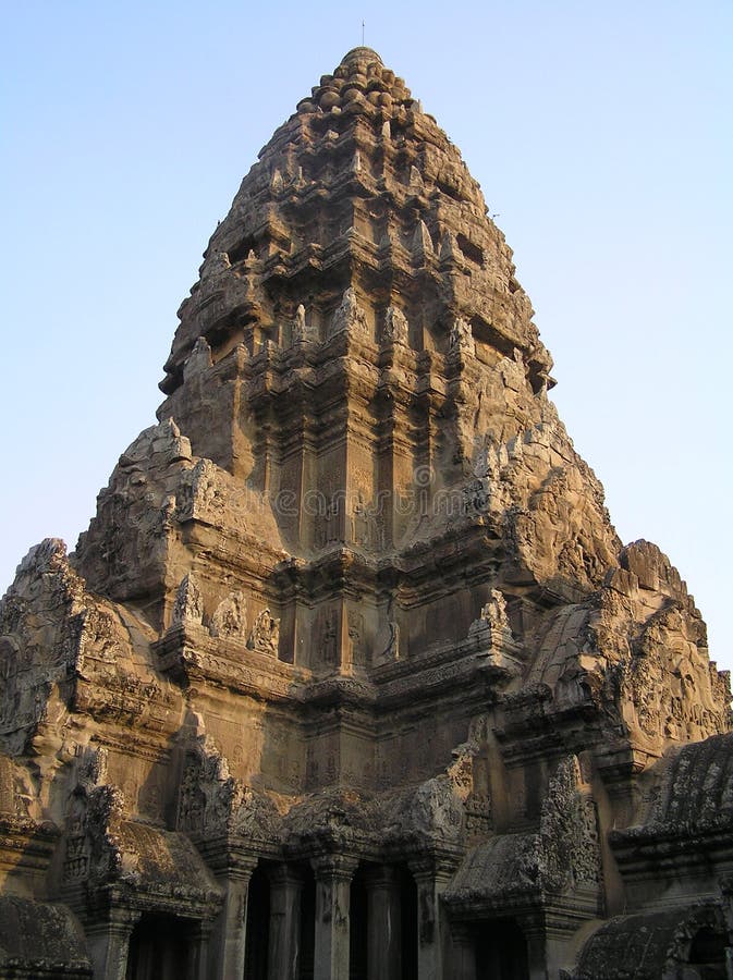 Angkor Wat stock image. Image of asia, church, rock, tower - 2062427