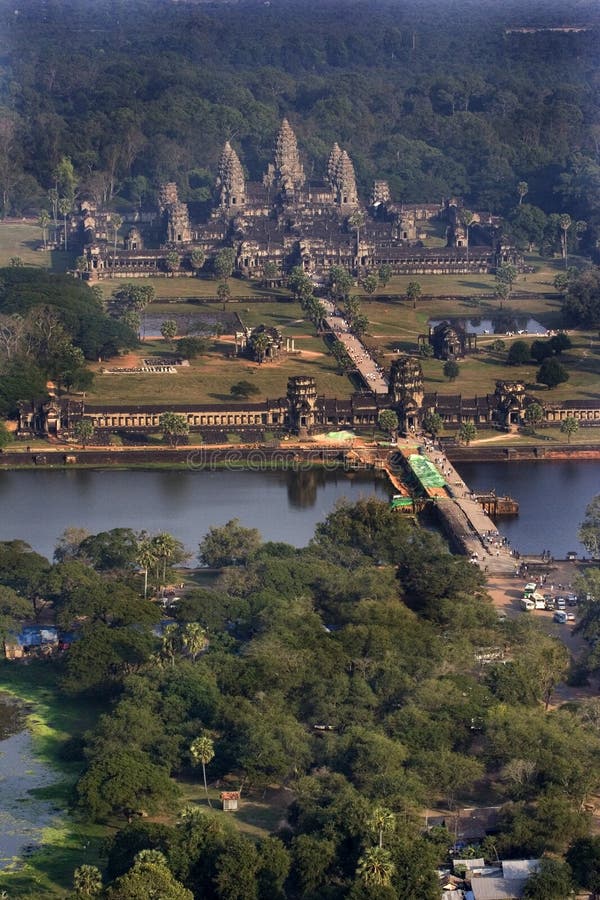 Angkor Wat Aerial stock photo. Image of bird, aerial, passion - 2838296