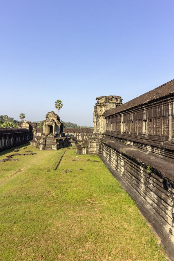 Angkor Wat Ancient Temple Complex, North Thousand God Library, One of ...