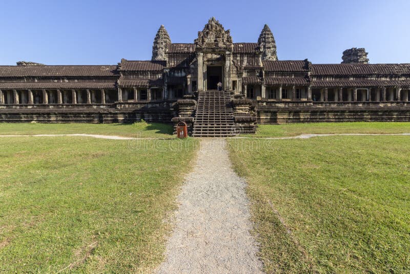 Angkor Wat Ancient Temple Complex, North Thousand God Library, One of ...