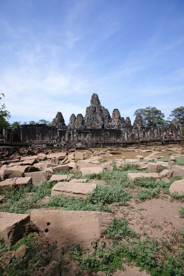Angkor Wat, Bayon Temple, Cambodia Stock Photo - Image of angkor, bayon ...