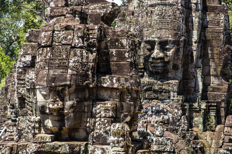 Angkor Wat Bayon Temples stock photo. Image of prayer - 41894910