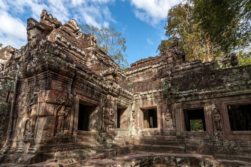 Angkor Wat building stock image. Image of building, landmark - 83332441