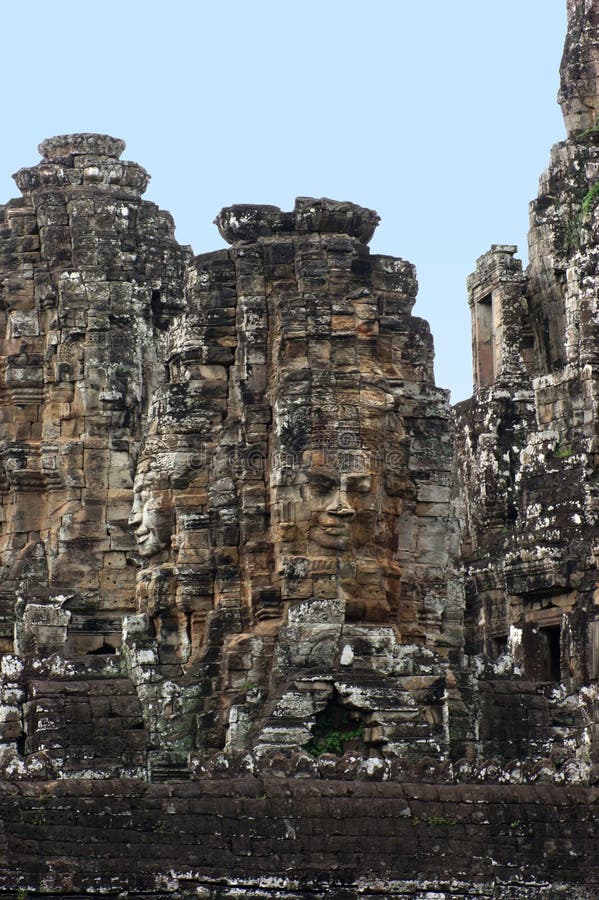 Angkor Wat detail stock image. Image of cambodian, building - 42856445