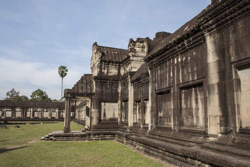 Angkor Wat inside detail stock image. Image of archeology - 29269823