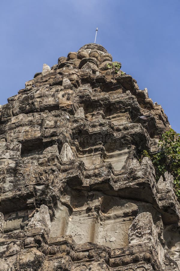 Angkor Wat Inside Detail. Cambodia Stock Image - Image of site, asia ...