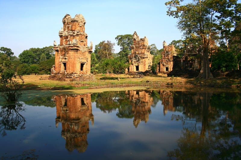 Angkor wat-Kambodja stock foto. Image of wildernis, azië - 16273658