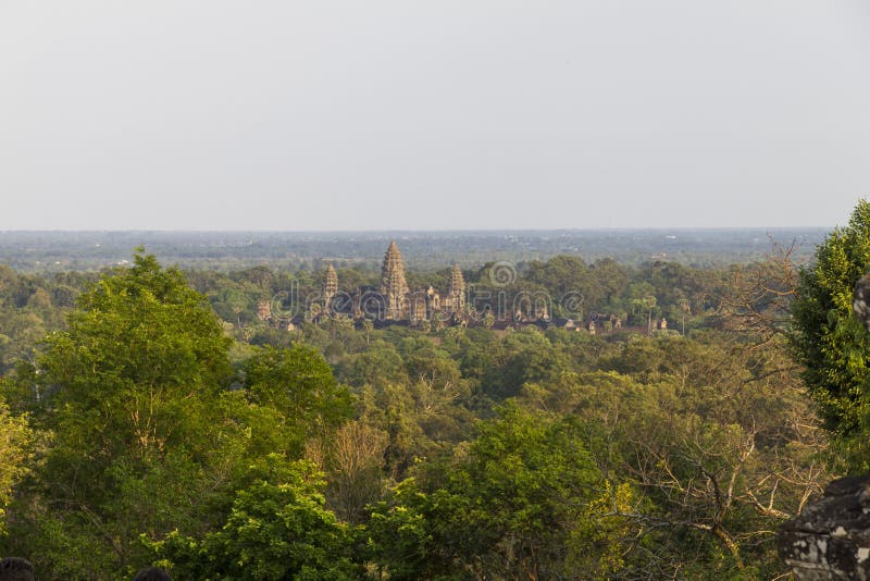 Angkor Wat Landscape Overview Stock Photo - Image of destination ...