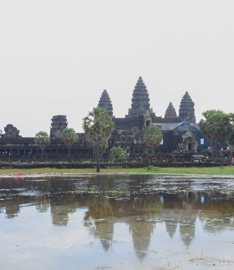 Angkor Wat stock image. Image of face, ancient, cambodian - 41303743