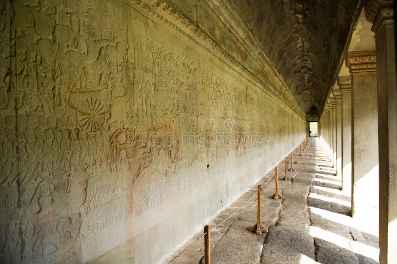 Angkor Wat Mural stock photo. Image of mural, cultural - 30626416