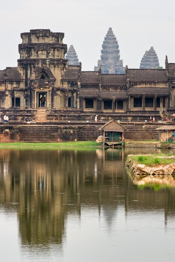 Angkor Wat, Siem Reap, Camboya. Foto de archivo - Imagen de edificio ...