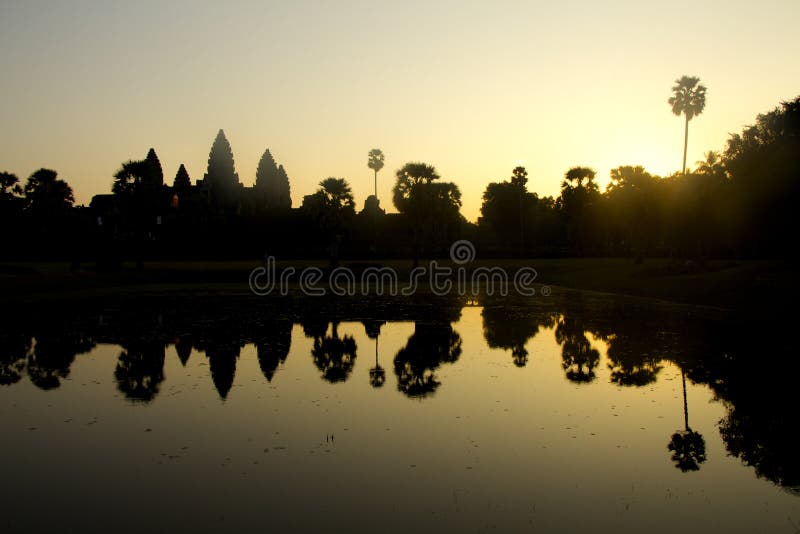 Angkor Wat Sun stock image. Image of nature, site, natural - 53483683