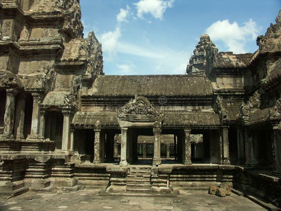 Angkor Wat temple stock photo. Image of cambodia, frame - 988046