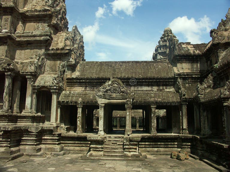 Angkor Wat temple stock photo. Image of cambodia, frame - 988046