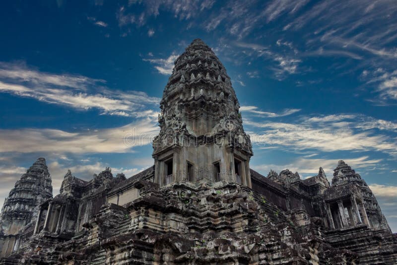 Angkor Wat Temple stock photo. Image of mythology, religious - 210612492