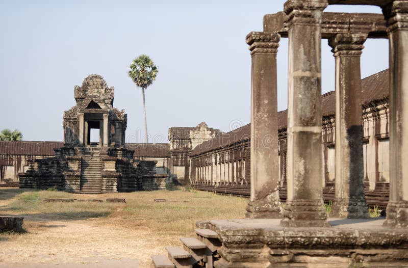 Angkor Wat temple complex stock photo. Image of ancient - 67228470