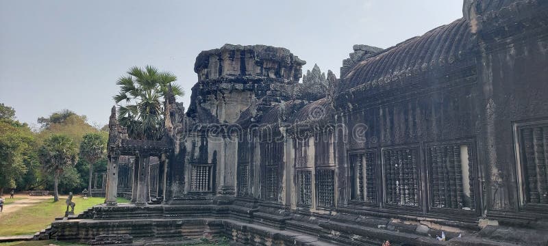 Angkor Wat Temple Entry Siem Reap Camboja Editorial Stock Photo - Image ...