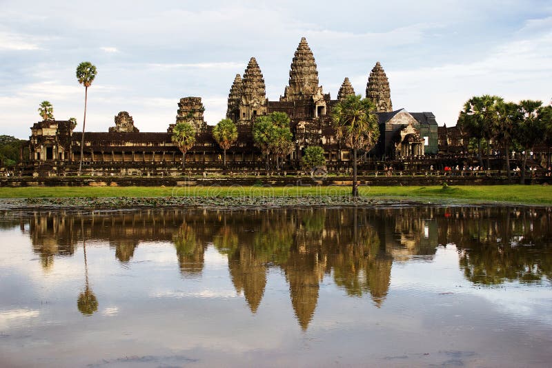 Angkor Wat View stock photo. Image of great, city, wonders - 46859866