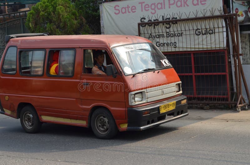 Traditional Public Vehicle. Bemo is a Traditional Tricycle that is ...