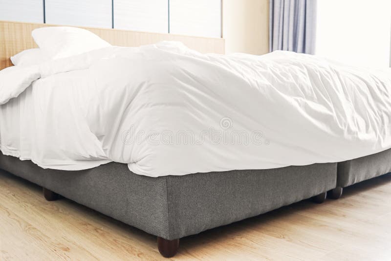 Angle of the bed stock image. Image of angle, sheet - 129353179