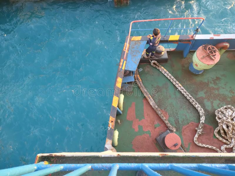 The Angle Behind the Ferry when Backing Up Stock Photo - Image of angle ...