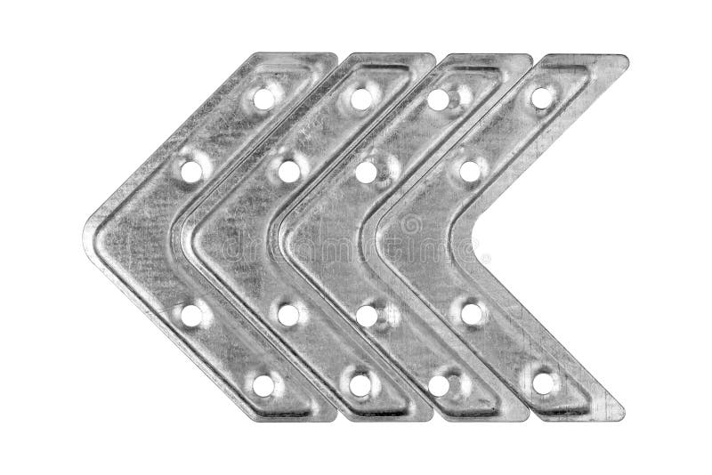 Angle Brace Isolated on White Background. Angle Bracket Close-up Stock ...