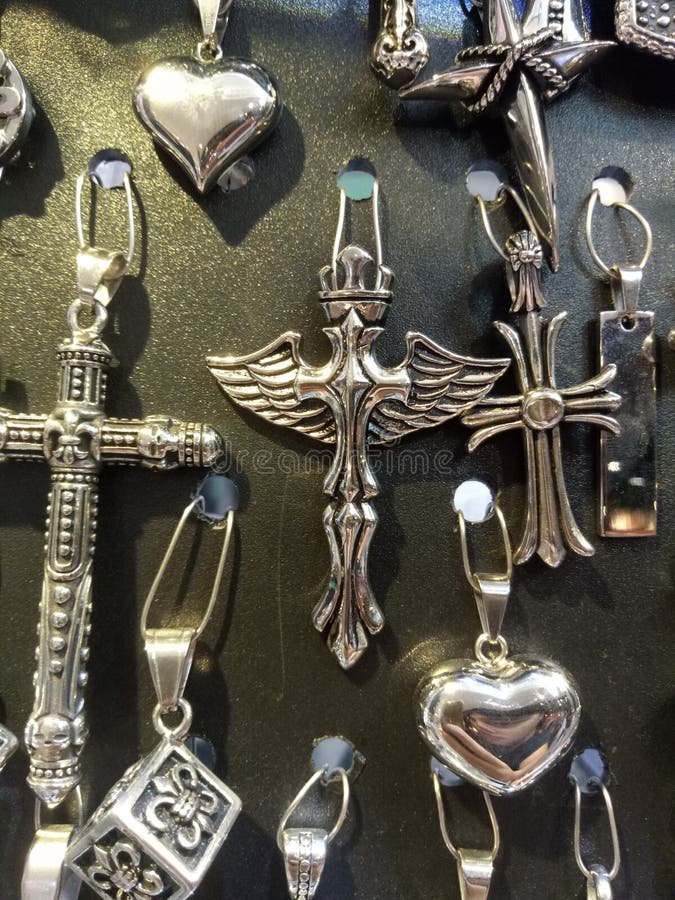 The angle cross. stock image. Image of holy, angle, necklace - 151657659