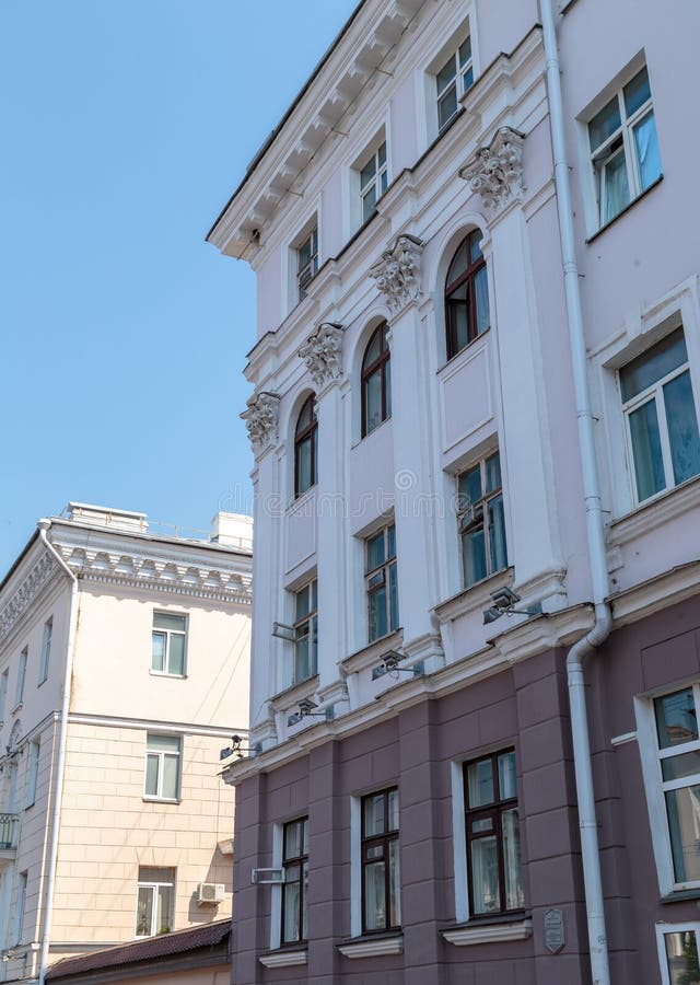 The Angle of the Facade of the Old Building that Was Built 100 Years ...
