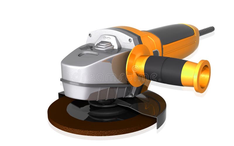 Angle Grinder Illustration, Drawing, Engraving, Ink, Line Art, Vector ...