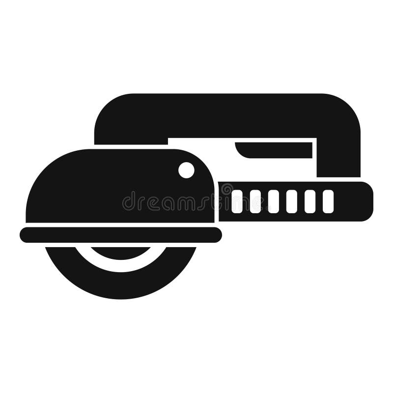 Angle Grinder Being Used by Construction Worker for Cutting Metal Stock ...