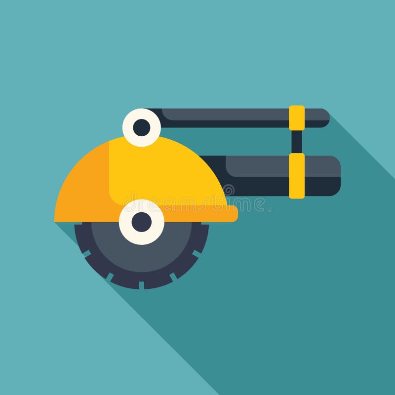 Angle Grinder with a Cutting Disc for Construction and Building Work ...