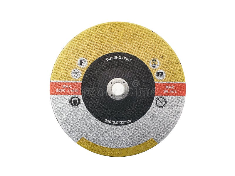Angle Grinder Cutting Disc for Metal Stock Photo - Image of workshop ...