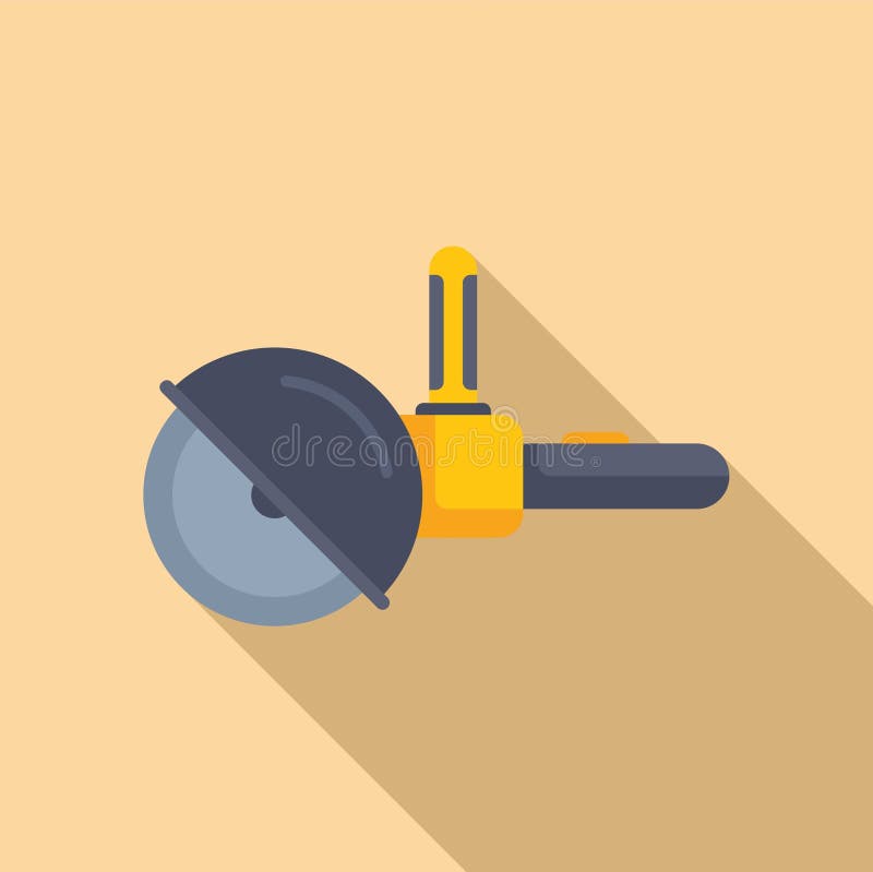 Angle Grinder Cutting Tool Showing Rotating Disc Stock Vector ...