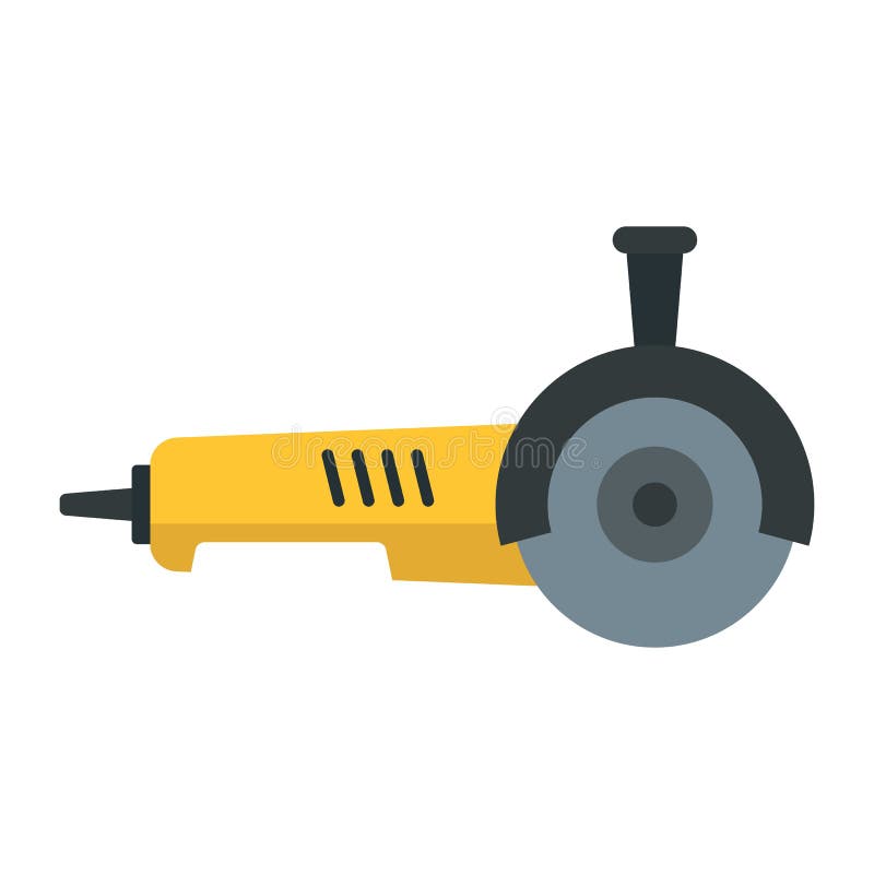 Angle Grinder Tool Icon, Simple Style Stock Vector - Illustration of ...