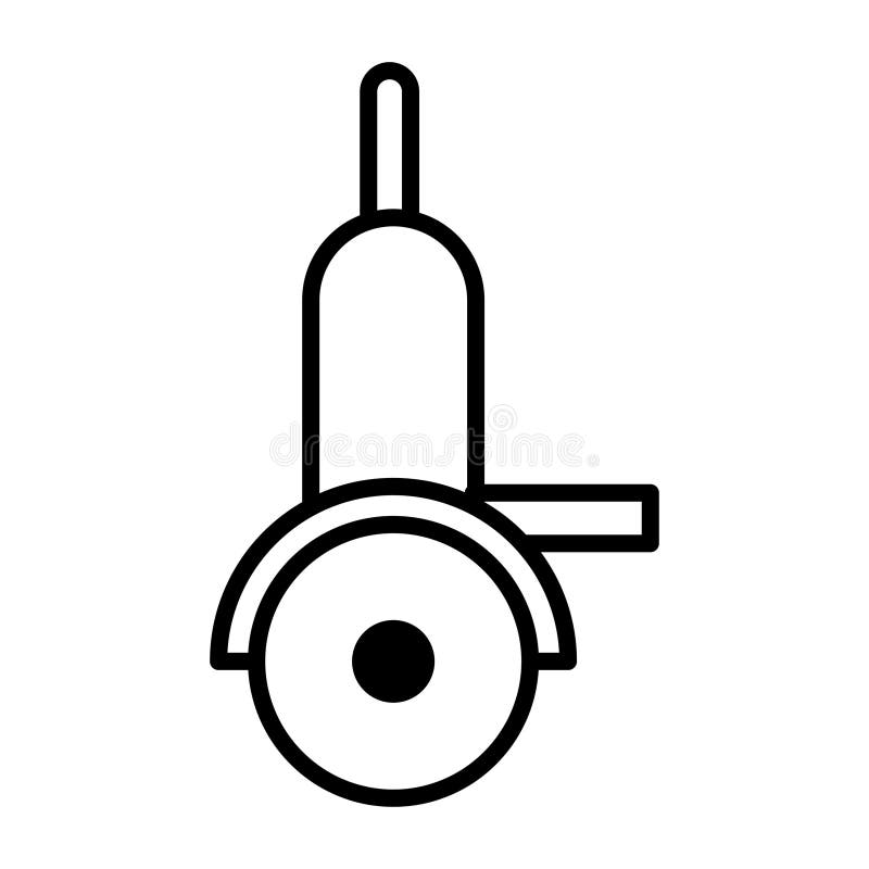Angle Grinder Icon Vector on Trendy Design Stock Illustration ...