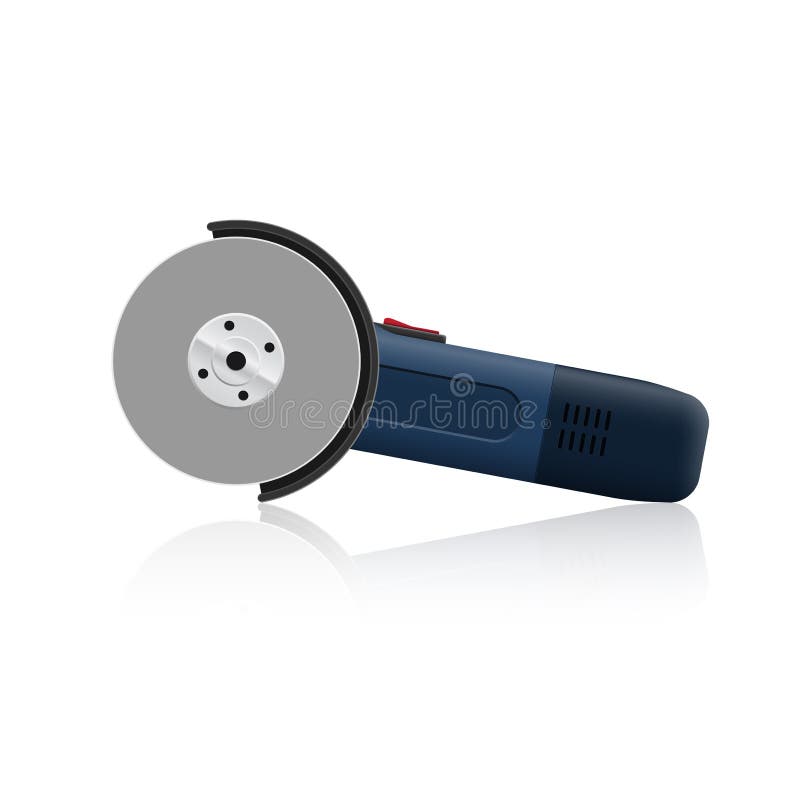 Angle grinder stock vector. Illustration of object, manual - 39844161