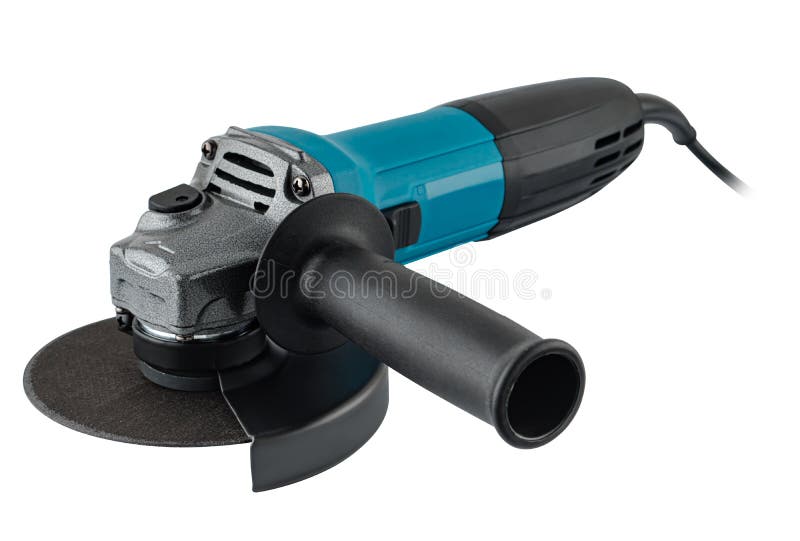 Angle Grinder, Power Tool, on a White Background in Isolation Stock ...