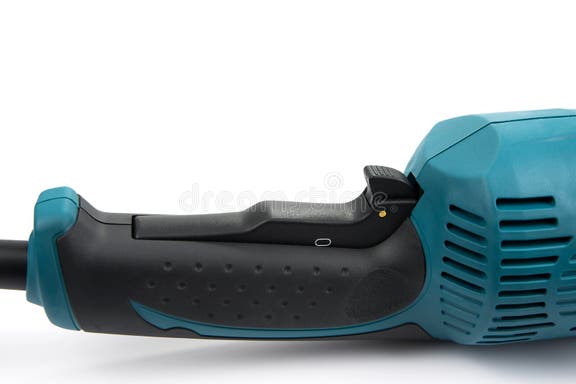 Angle Grinder Switch Trigger with a Safety Lock Stock Photo - Image of ...