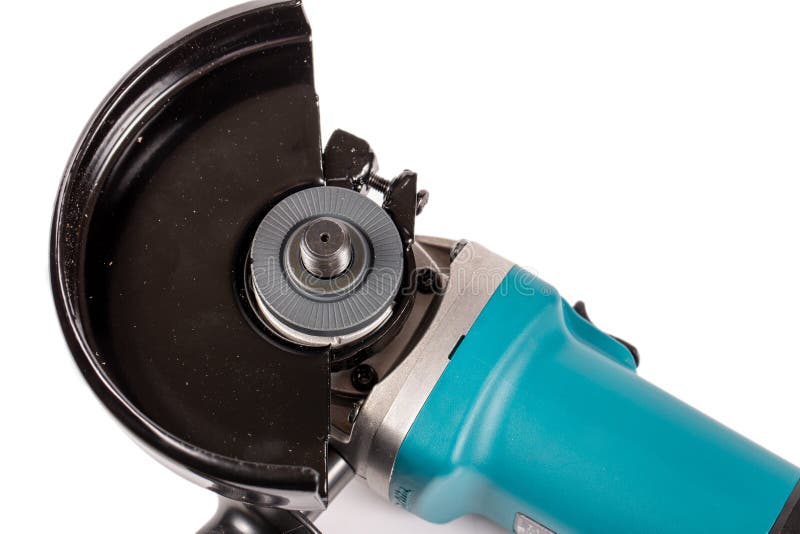 Angle Grinder on White Background Stock Photo - Image of iron, metal ...