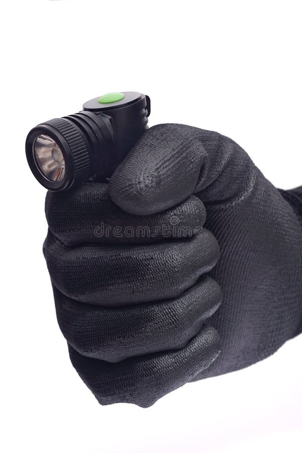 Angle head flashlight stock image. Image of power, flashlight - 121648785