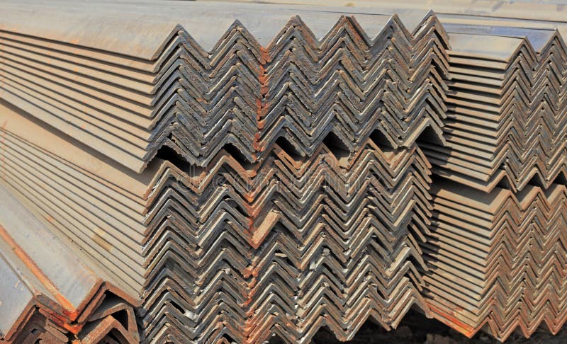 Angle iron stock image. Image of heavy, manufacture - 125502969